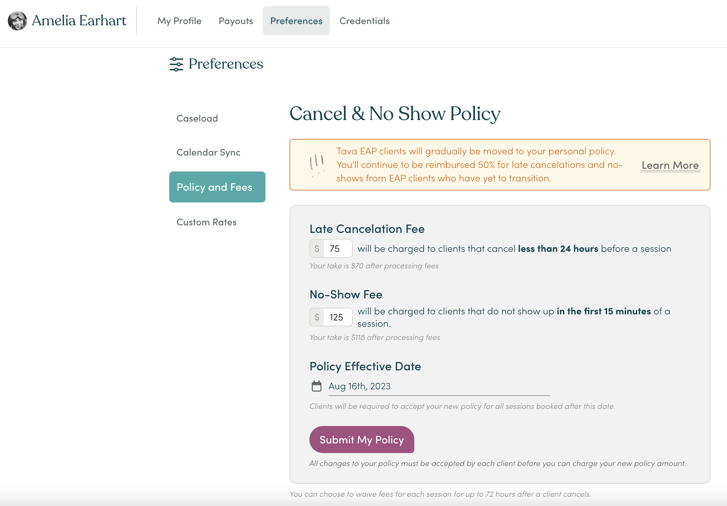 Setting Up and Managing Your Late Cancellation & No-Show Policy – Tava ...