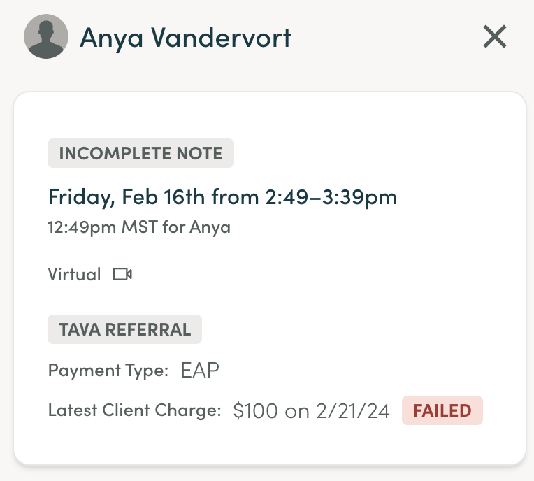 Client Payment and Coverage Options – Tava Therapist Help Center